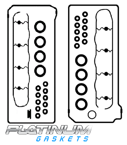 PLATINUM ROCKER COVER GASKET KIT FOR FORD FALCON BA BF FG BOSS 260 290 ...