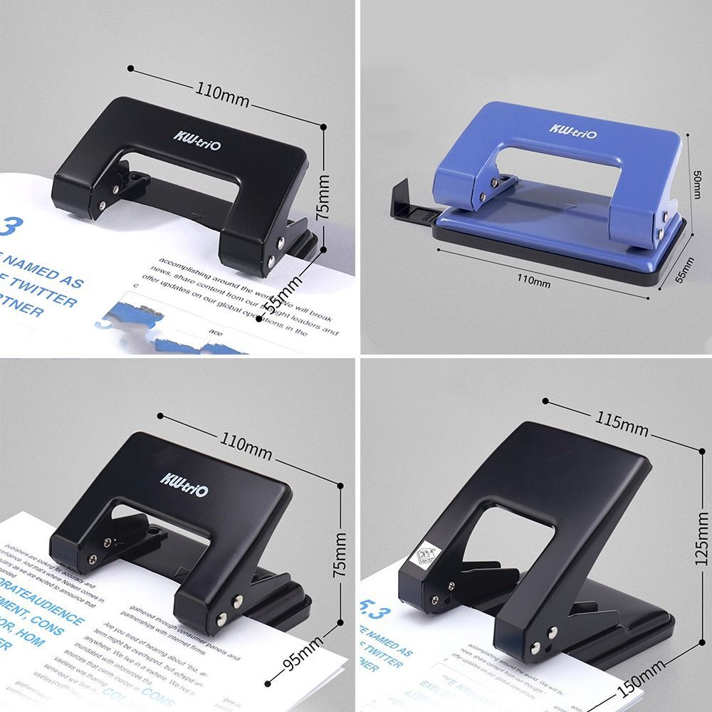 Notebook Capacity 6mm For A4 2 Hole Puncher Loose Leaf Puncher Paper ...