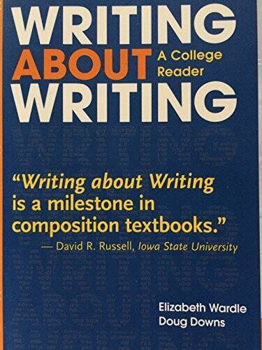 WRITING ABOUT WRITING INSTRS - Paperback By Elizabeth Wardle ...
