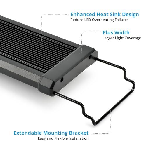 NICREW ClassicLED Plus LED Aquarium Light with Timer 27 Watts for 36 to ...