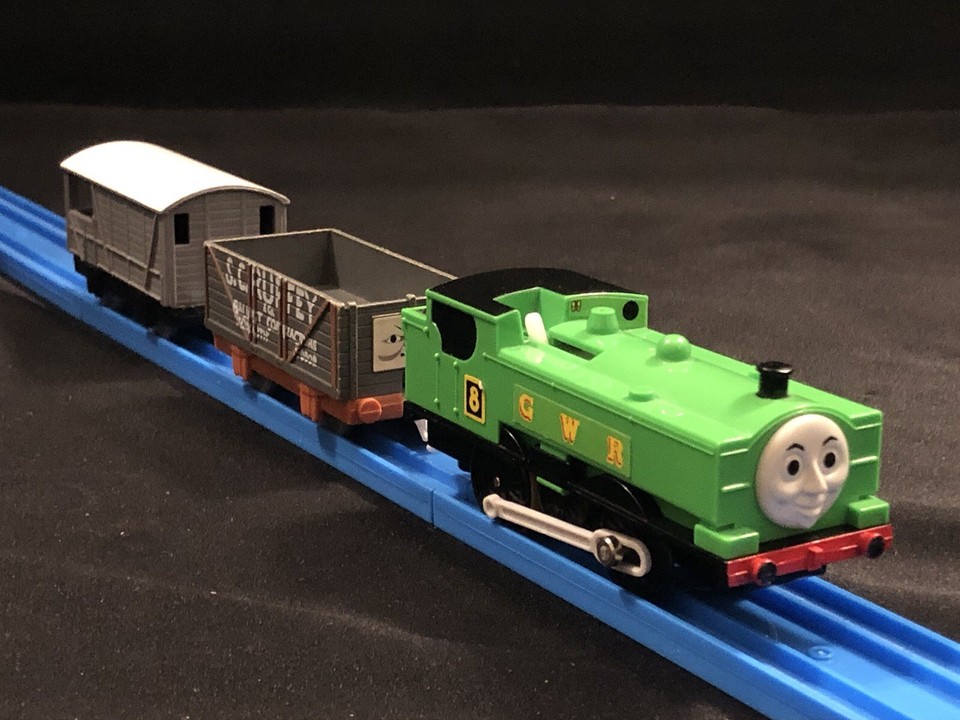 VTG RARE Thomas & Friends Tomy Trackmaster Duck With Scruffey & Toad ...