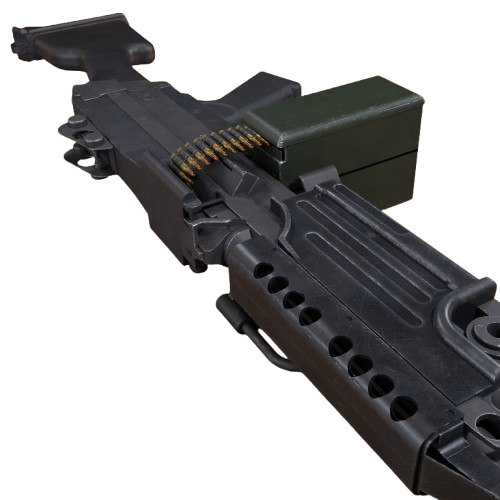 M249 Mk 2 SAW Prop Gun — 1:1 Scale 3D Printed Replica — Painted ...