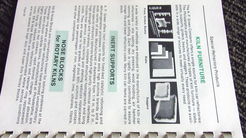 Vintage Rare AP Green Refractory Pocket Catalog Industrial Mexico ...