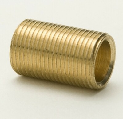 2 qty 1/2" x 3/4" Brass All Thread Hollow Threaded Rod Tube Bulb Lamp ...