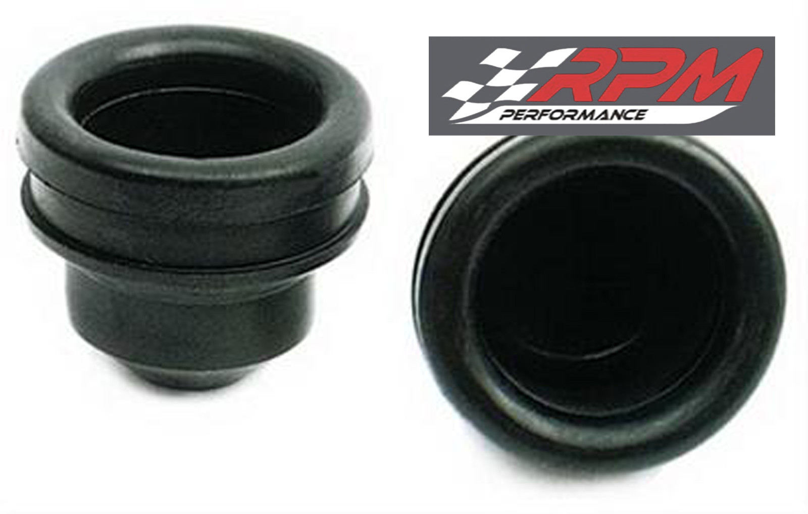Rubber PCV Breather Grommets Plug Steel Valve Covers (2) SBC BBC 350 ...
