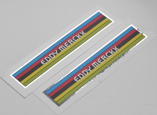 2x decal eddy merckx sticker handlebar border chrome finisch tape ...