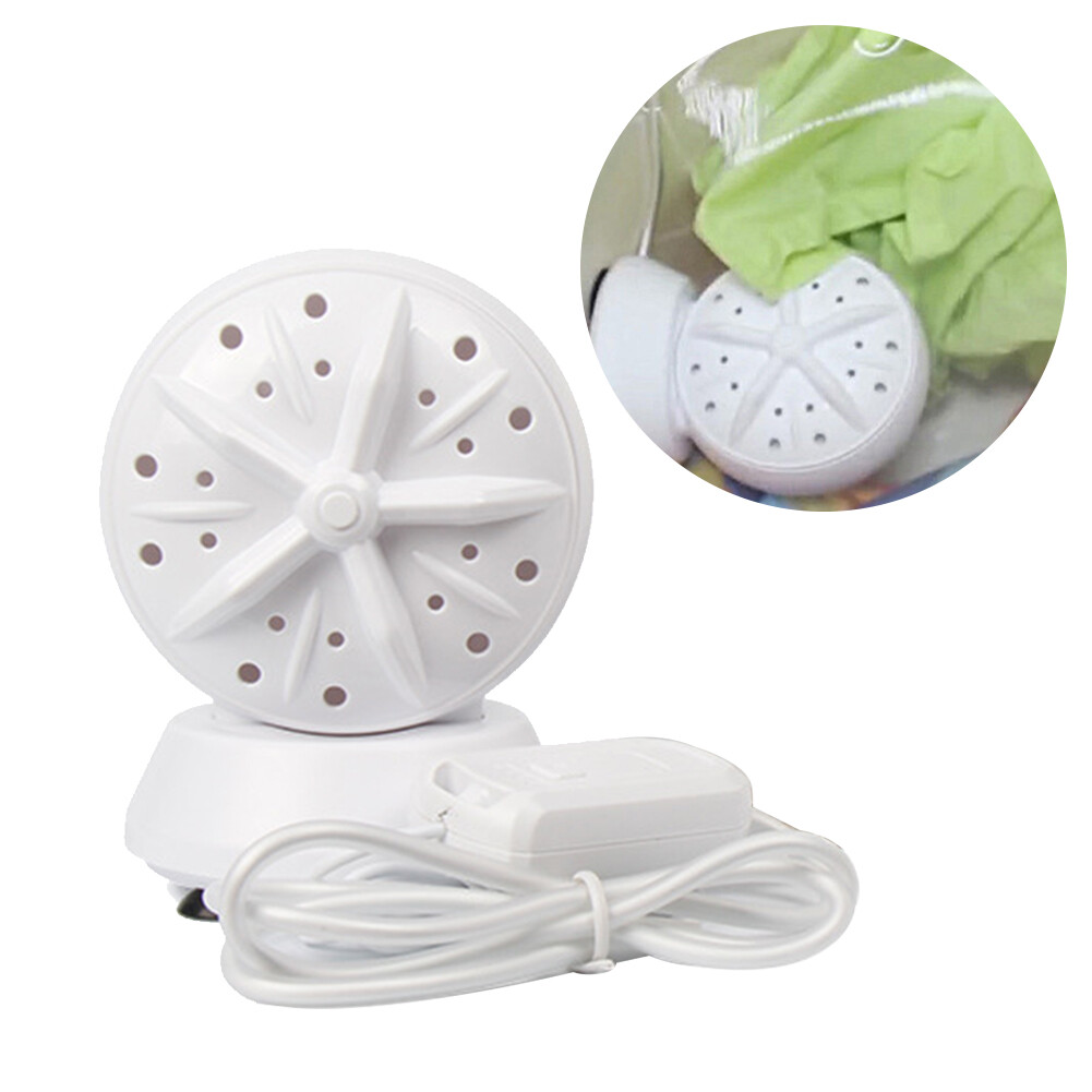 3 In 1 Twin Turbo Washer Home Portable Ultrasonic Washing Machine Speed ...