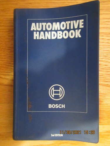 c 1986 BOSCH AUTOMOTIVE HANDBOOK ENGLISH EDITION 707 PGS SAE ISBN 0 ...