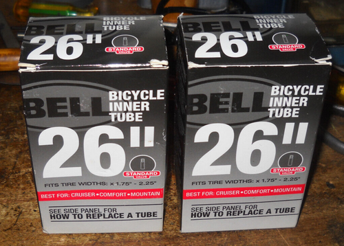 2 LOT BELL BICYCLE INNER TIRE TUBES 26" NEW IN BOXES 35011000718| eBay