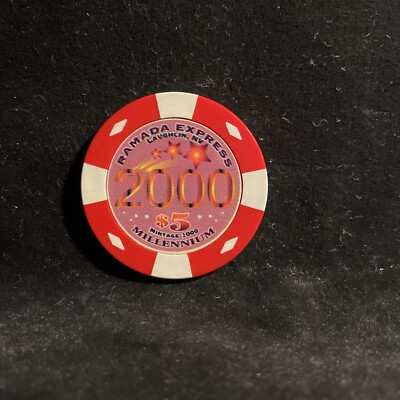 *Ramada Express Laughlin $5 - Millennium 2000* Casino Chip [1999] | eBay