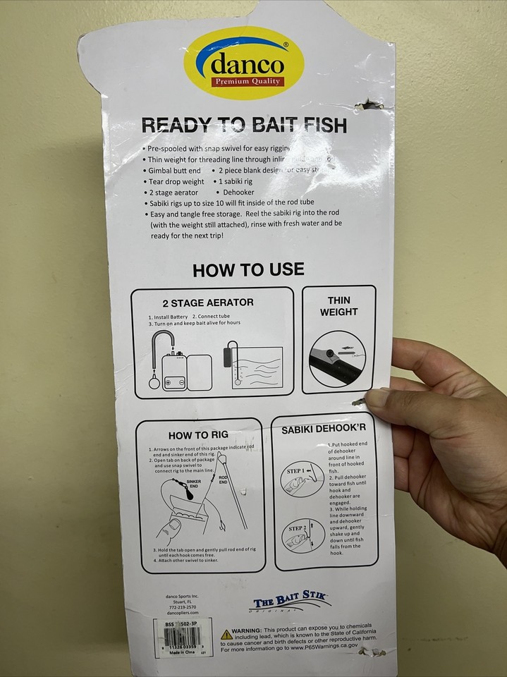 Danco Premium Quality Ready To Bait Fish | eBay