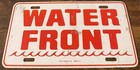 Waterfront Property License Plate Sign Water Front Beachside Lakeside 2 ...