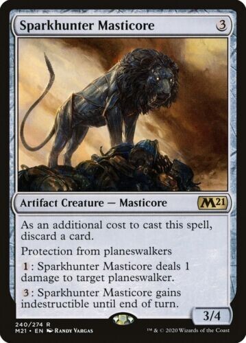 Sparkhunter Masticore [Core Set 2021] Magic MTG NM/M | eBay