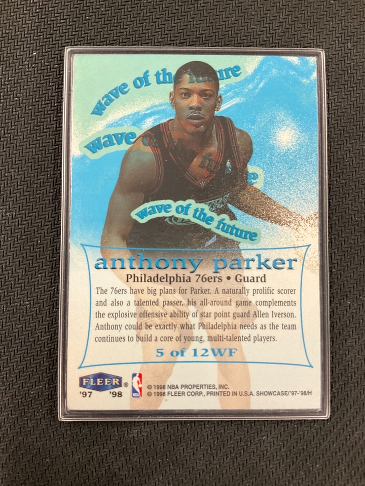 1997-98 Flair Showcase Wave of the Future Anthony Parker Rookie ...