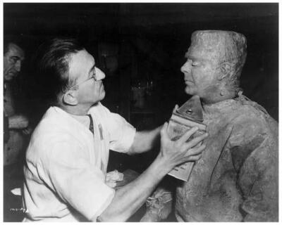 JACK PIERCE great 8x10 make up still from THE GHOST OF FRANKENSTEIN ...
