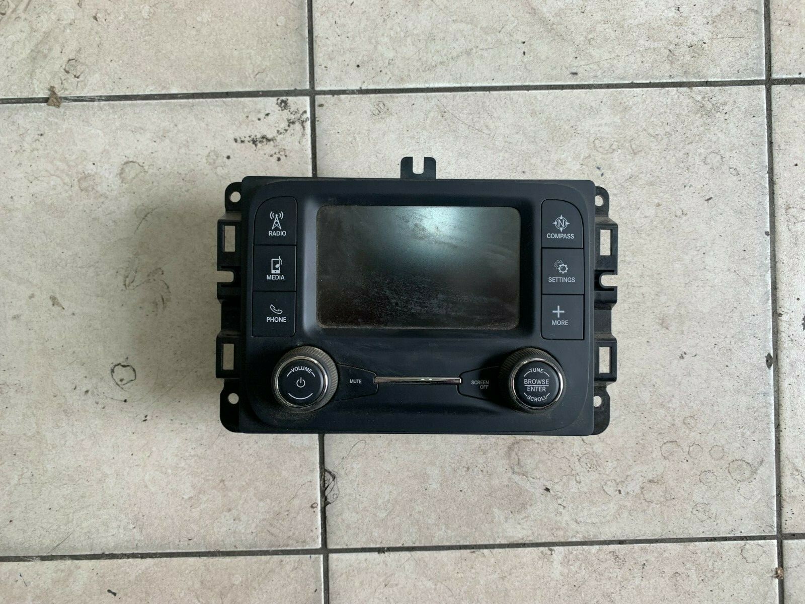 2017 - 2019 JEEP COMPASS RADIO STEREO U CONNECT MEDIA 68292817AJ OEM ...
