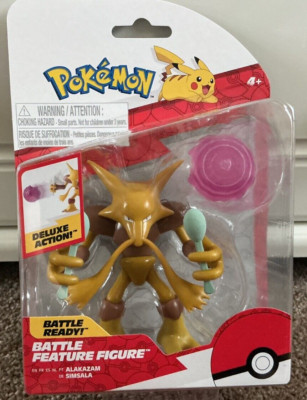 Pokemon Alakazam 11cm Battle Feature Action Figure New | eBay UK