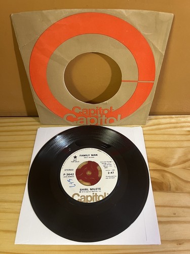 Shirl Milete – Family Man / She's Still My Baby 1973 7" Promo Vinyl ...