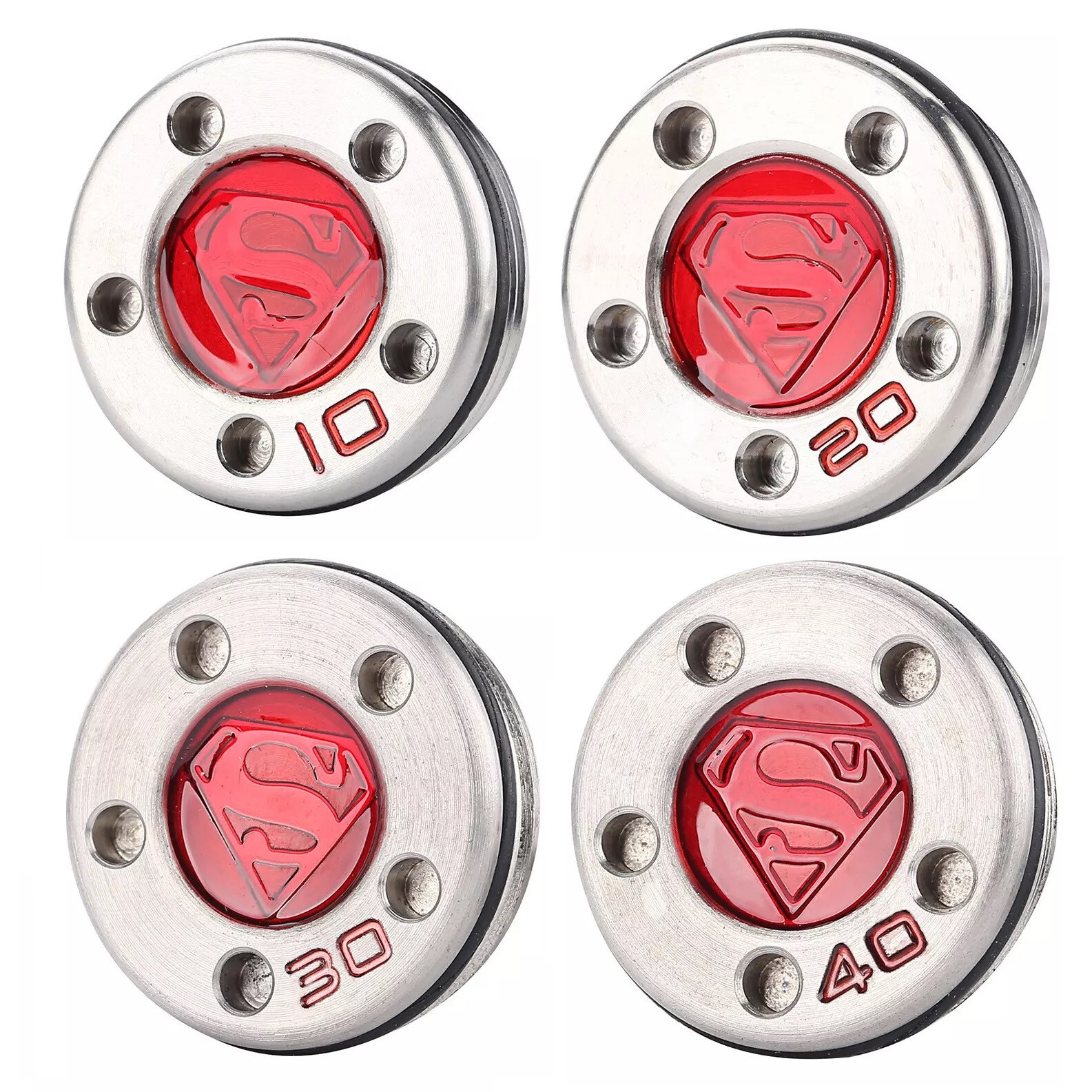 1pc 10-40g Golf Custom Superman Red Weights Fit Titleist Scotty Cameron ...