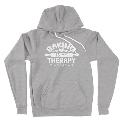 Funny Baking Hoodie Sweater Baking is my therapy Sweatshirt Gift for ...