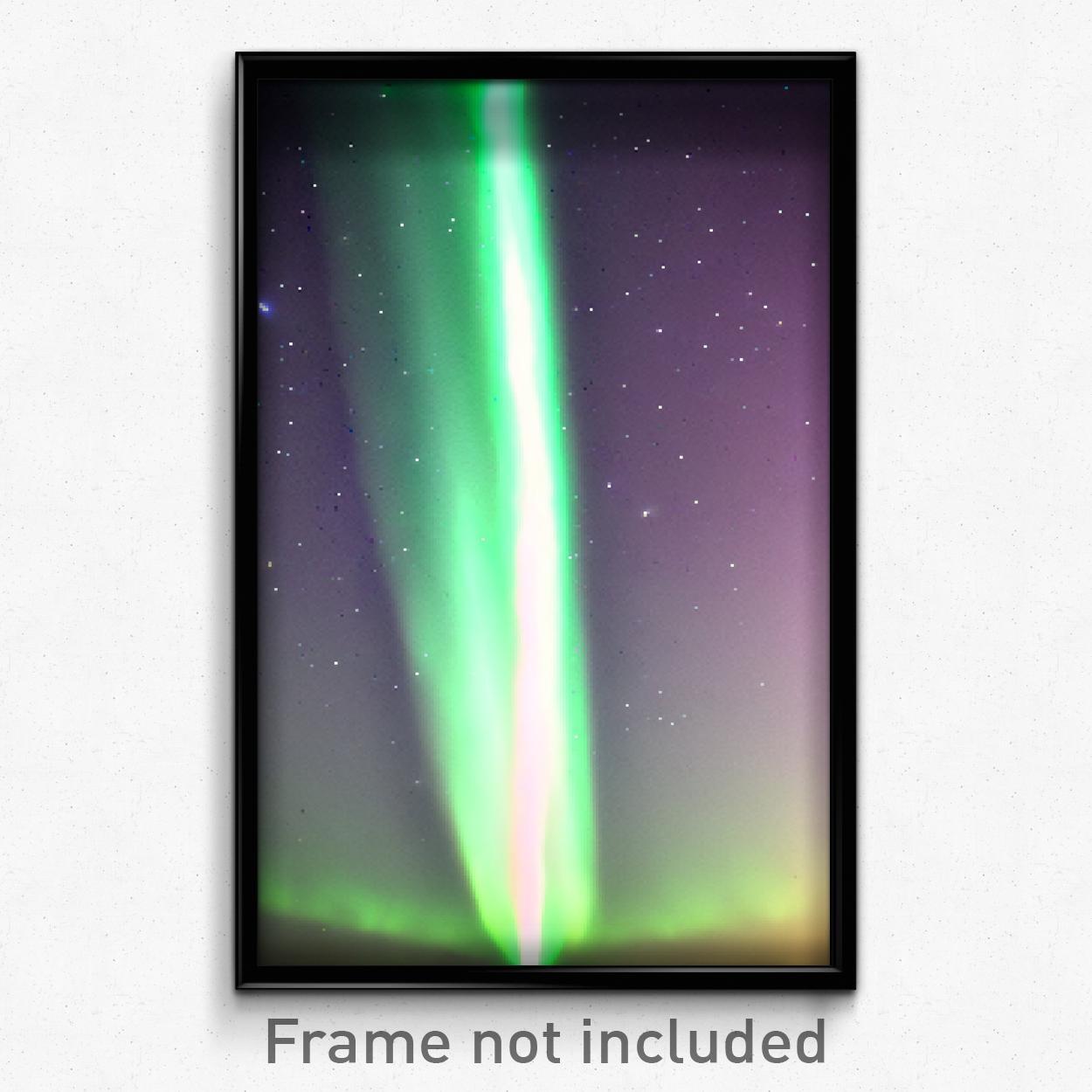 Pixel Art Poster - Thin Aurora (8 Bit Psychedelic Trippy Weird Video ...