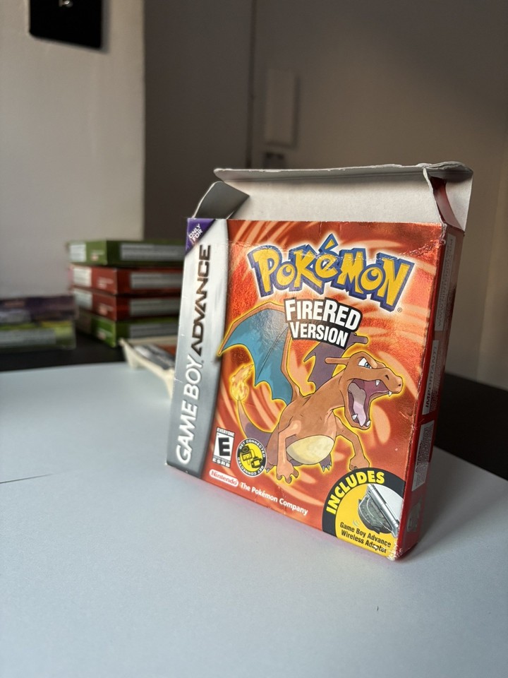 Pokemon Fire Red Nintendo Gameboy Advance NTSC - Complete In Box CIB ...