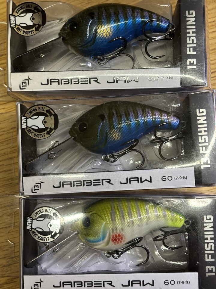 13 Fishing Jabber Jaw 60 (lot of 3 baits) Good Colors | eBay