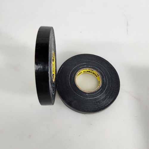 Black Automotive Electrical Wiring Oem High Tape 1/2"x100' 2 Rolls ...