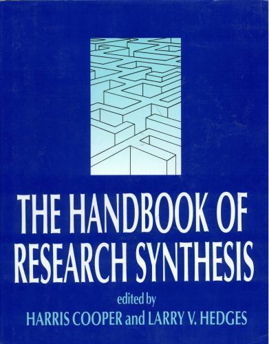 Handbook of Research Synthesis by Larry V. Hedges (1993, Hardcover) for ...