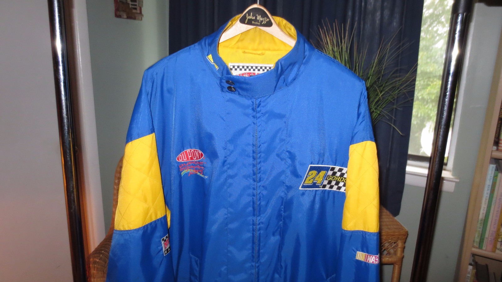 Nutmeg, Jeff Gordon Nascar Jacket, #24, Yellow-Blue (Men's XL)- MINT ...