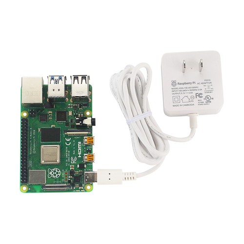 DC 5.1V 3A Raspberry Pi 4 Official Power Supply Adapter with Switch ...