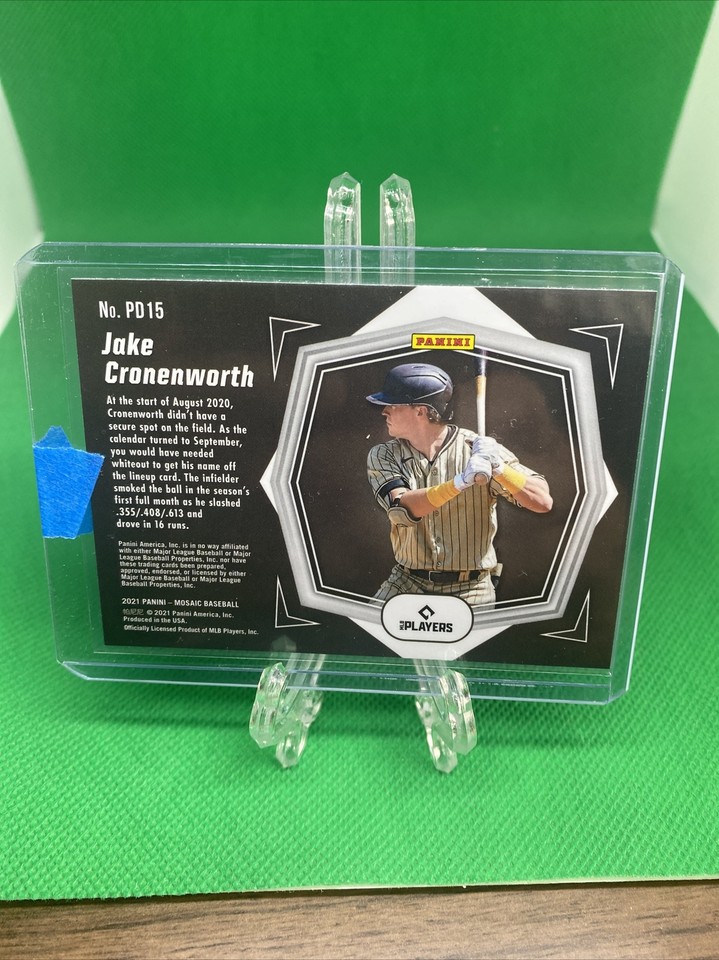 2021 Panini Mosaic Jake Cronenworth Debuts Rookie #PD15 San Diego MLB ...