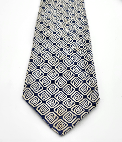 Vintage Men's Abstract Retro Geometric Polyester Neck Tie Styled for ...