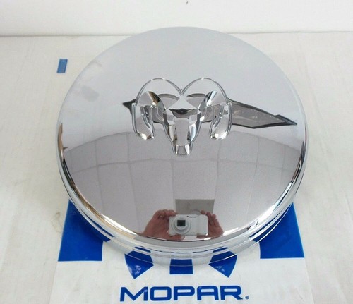 NEW OEM MOPAR DODGE Ram 3500 4500 5500 Chrome FRONT DUALLY Wheel center ...