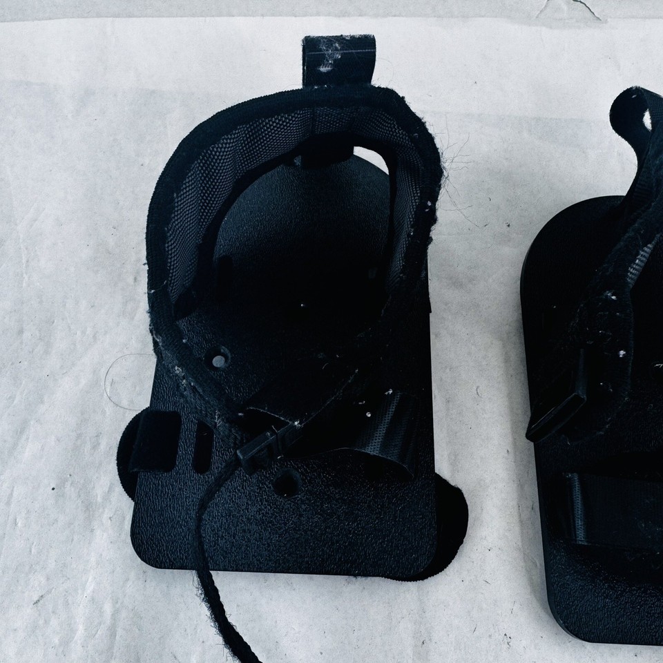 Wheelchair Shoe Holders Straps Safety Restraint Shoes Fixed Pair Left ...