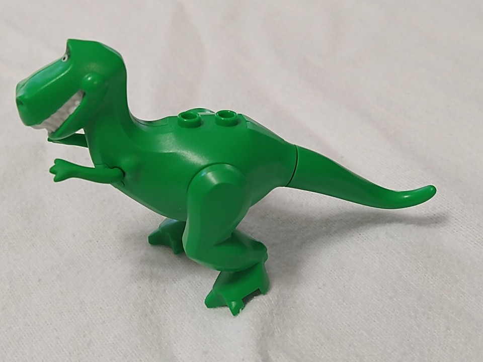 Lego Rex from - Green Dinosaur T-REX Pixar Minifigure, Building Block ...