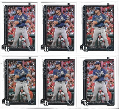 KAMERON MISNER (TAMPA BAY RAYS) - 2025 TOPPS BASEBALL BASE RC #84 - 6 ...