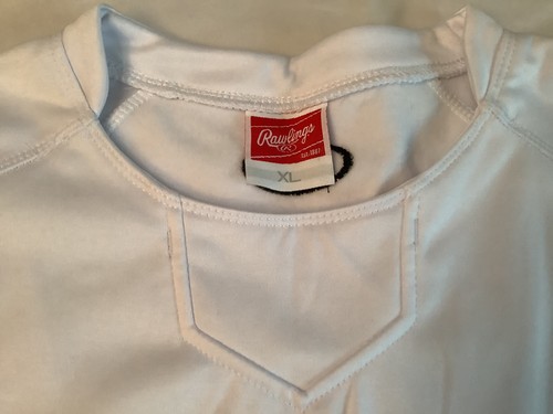 Rawlings Baseball Fleece Pullover White New With Tags Youth Xl $40.99 ...