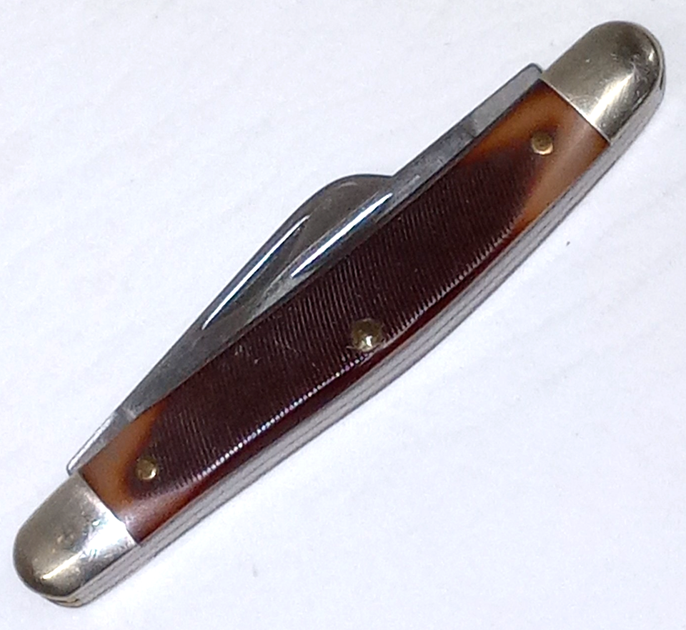 VINTAGE MINT USA 108OT SCHRADE OLD TIMER 3 BLADE FOLDING POCKET KNIFE ...