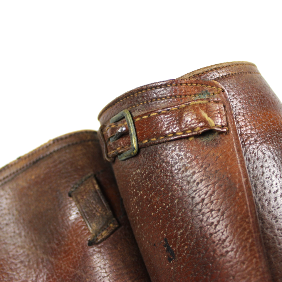 WWI US ARMY OFFICER DRESS UNIFORM LEATHER CHAPS GAITERS LEG WRAPS ...