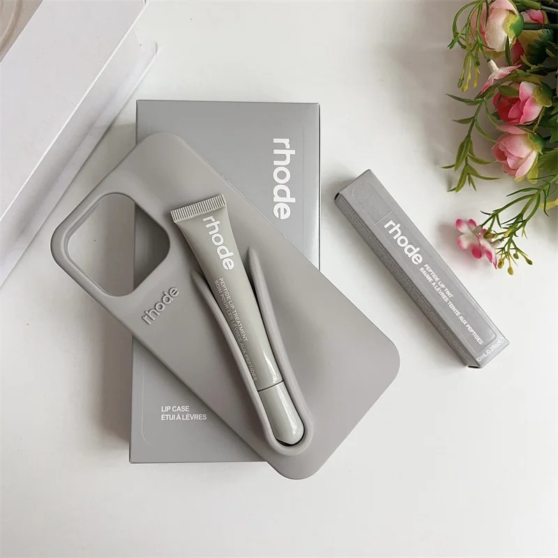 Rhode Lip Tint Phone Cases WITH Lipgloss Set IPhone 17 16 15 14 13 12 ...