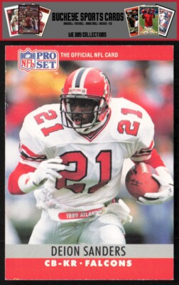 1990 Pro Set Deion Sanders #36 | eBay