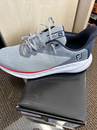 New in Box Footjoy Flex XP Golf Shoes, Grey / Blue, 9.5 Medium, 56284 ...