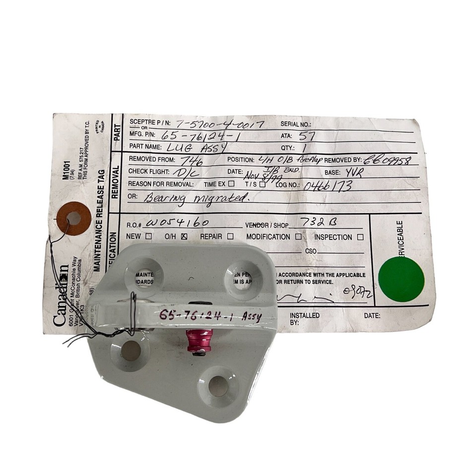 Lot Aircraft Aviation Electrical Parts And Mounting Hardware Boeing 757 ...