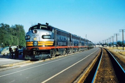 SOUTHERN PACIFIC F-7ABBA 'OWL' Locomotive Train RATP SNCF Cheminot ...