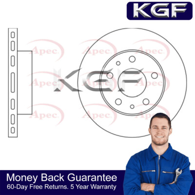 KGF Front Brake Disc Fits Fiat Ducato Citroen Relay Peugeot Boxer #5 ...
