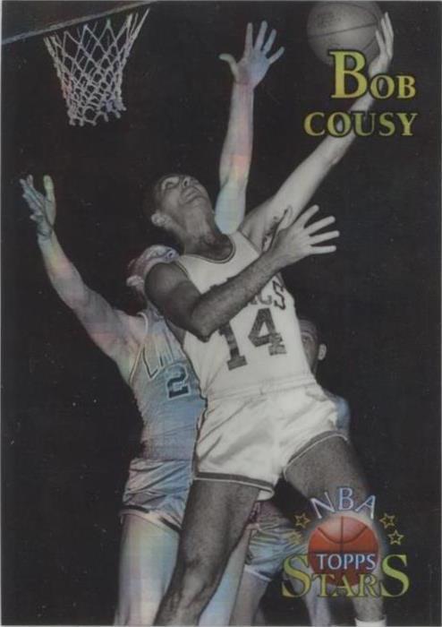 1996 Topps Stars - Bob Cousy #110 Finest Atomic Refractor for sale ...