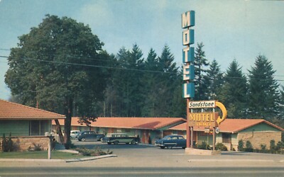 Sandstone Motel Seattle Washington Advertising Postcard | eBay