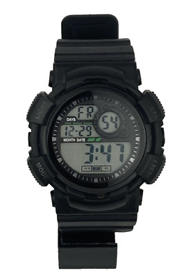 Nelsonic Digital Sport Watch Water Shock Resistant Black Nel26 ...