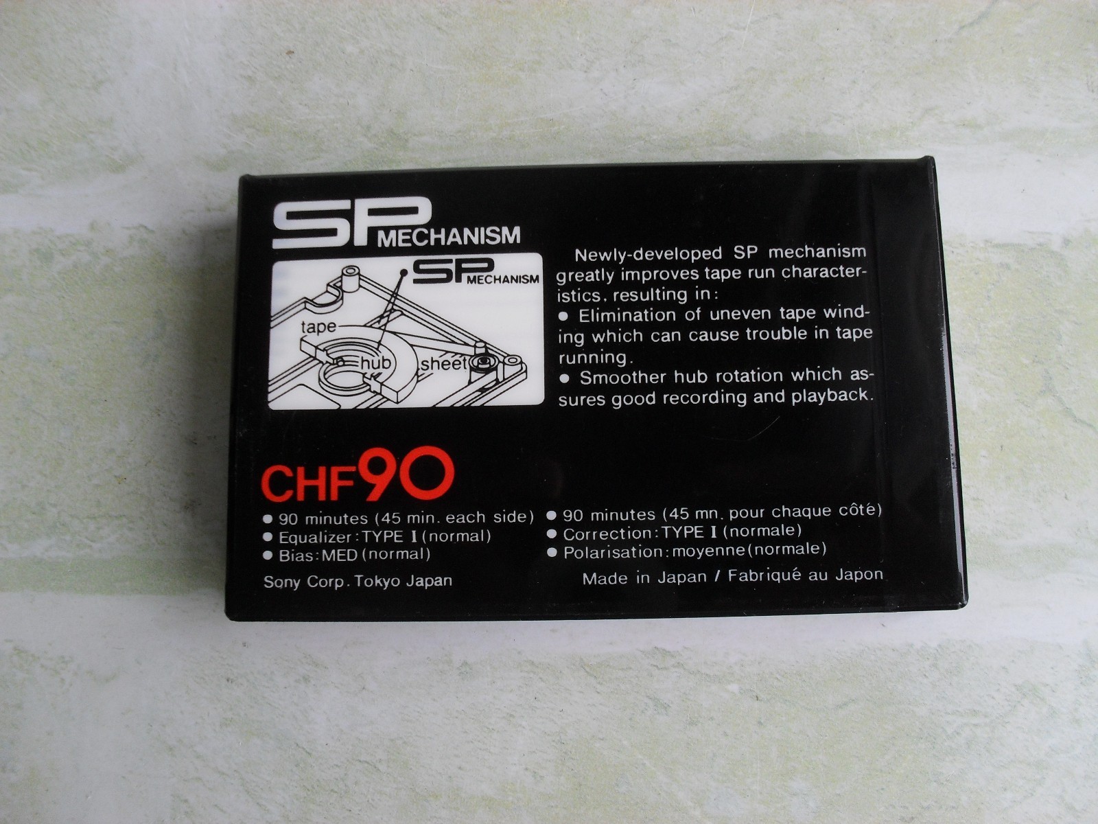 SONY - CHF 90 CASSETTE - BLANK CASSETTE TAPE - NEW SEALED PACK - | eBay